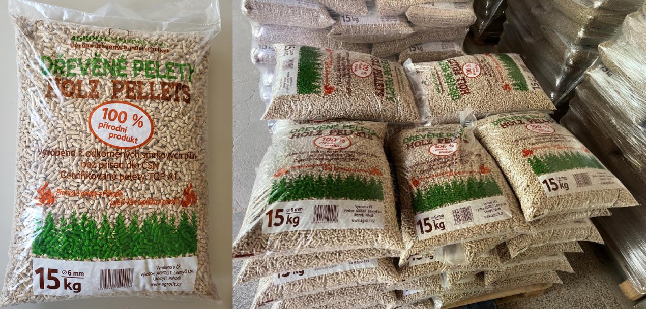 Dřevěné pelety | AGROLIT Litomyšl s.r.o.
